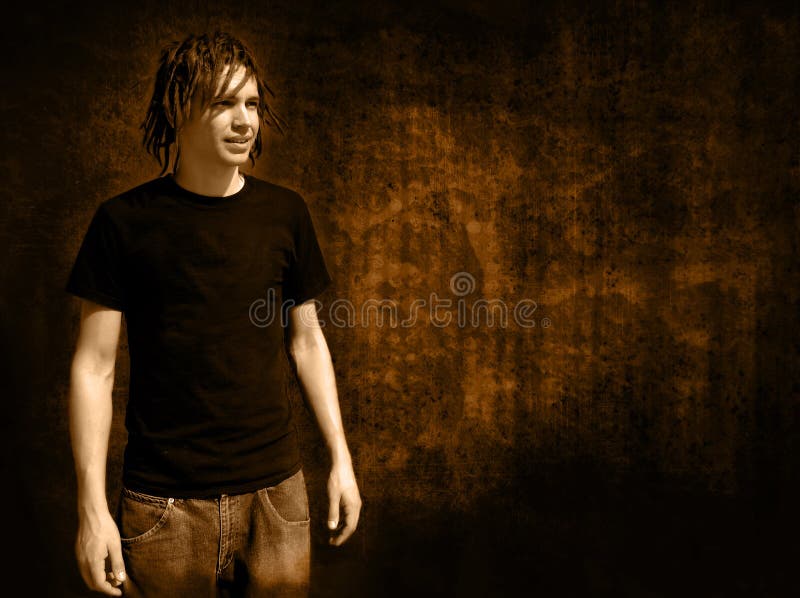 Grunge Rocker stock image. Image of anarchy, background - 1124903