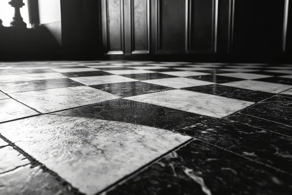 The Grunge Room is Characterized by Its Black and White Checker Floor ...