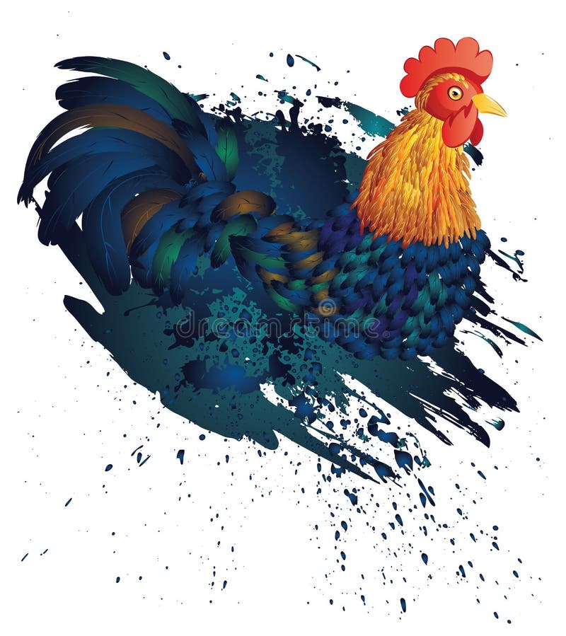Fighting Chicken Clip Art Stock Illustrations – 28 Fighting Chicken ...