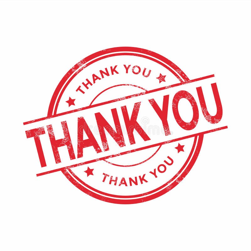 Grunge Rubber Stamp with the Text Thank You. Stock Vector ...