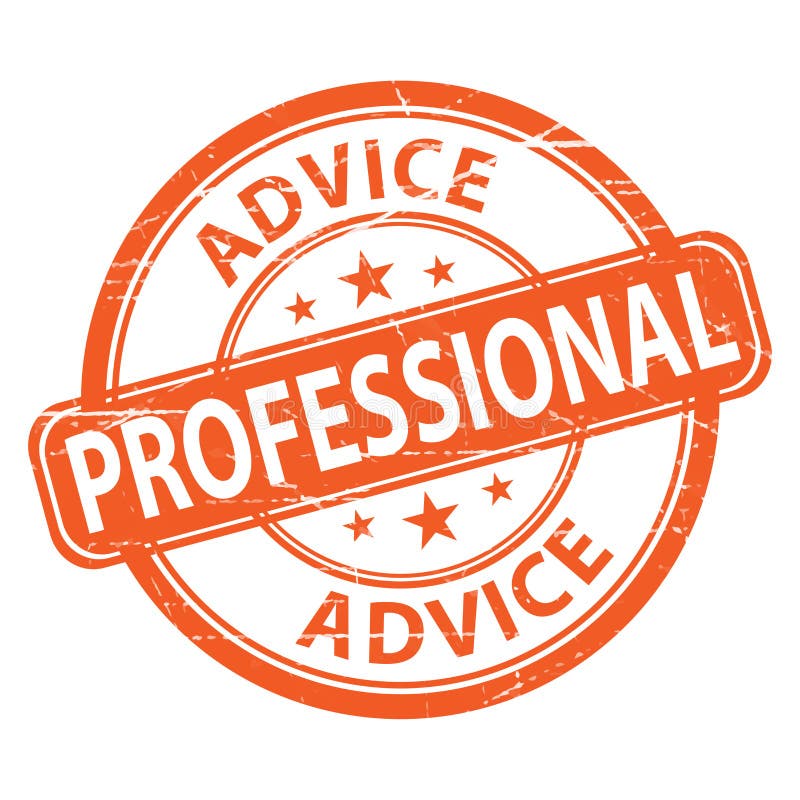 Professional Advice Rubber Stamp, Vector Illustration Stock Vector ...