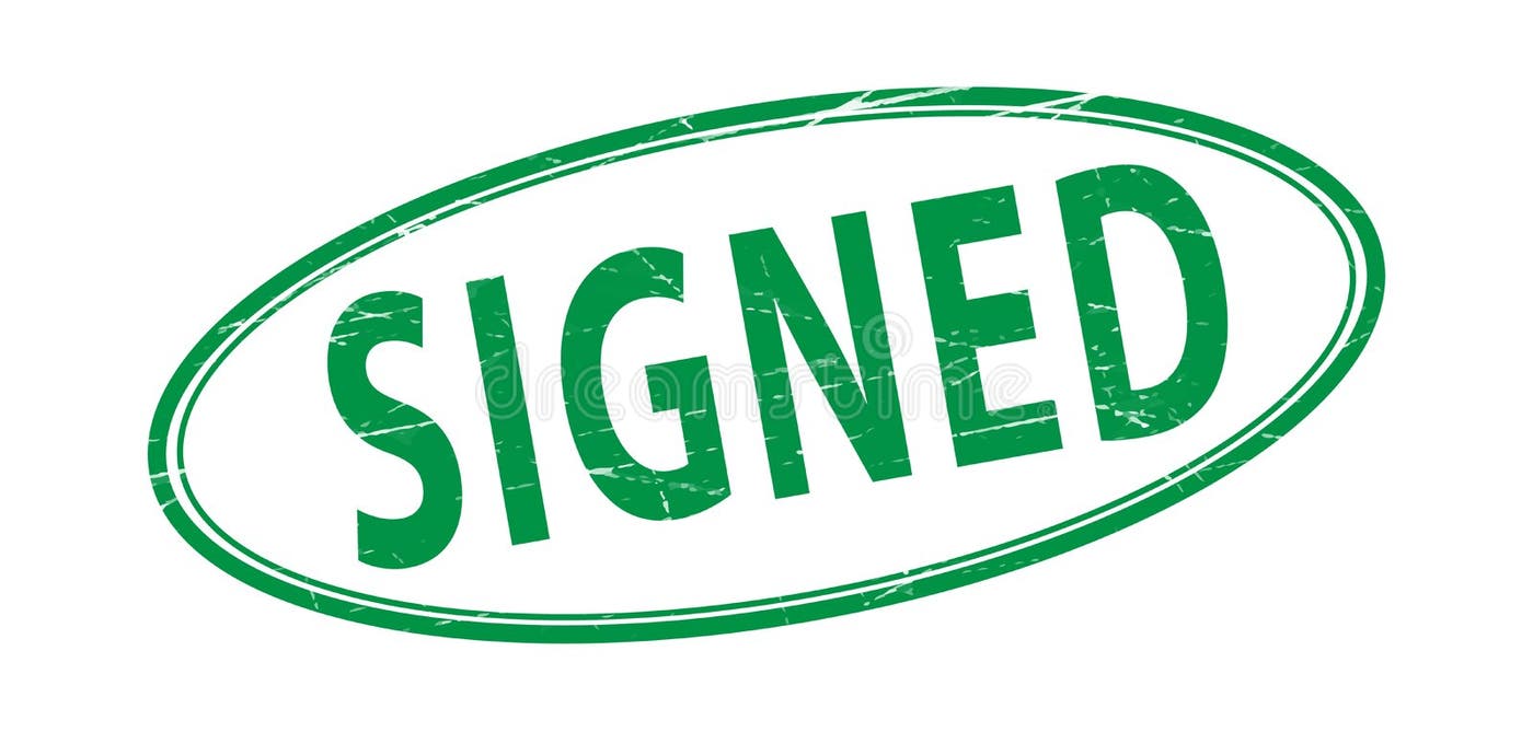 Editable Signed Stamp Stock Illustrations – 9 Editable Signed Stamp ...