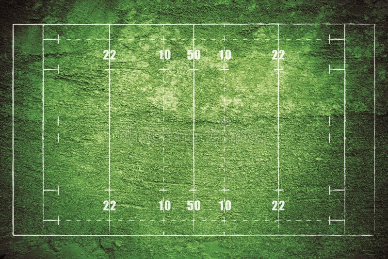 Grunge Rugby-Feld stock abbildung. Illustration von kleber - 14728302