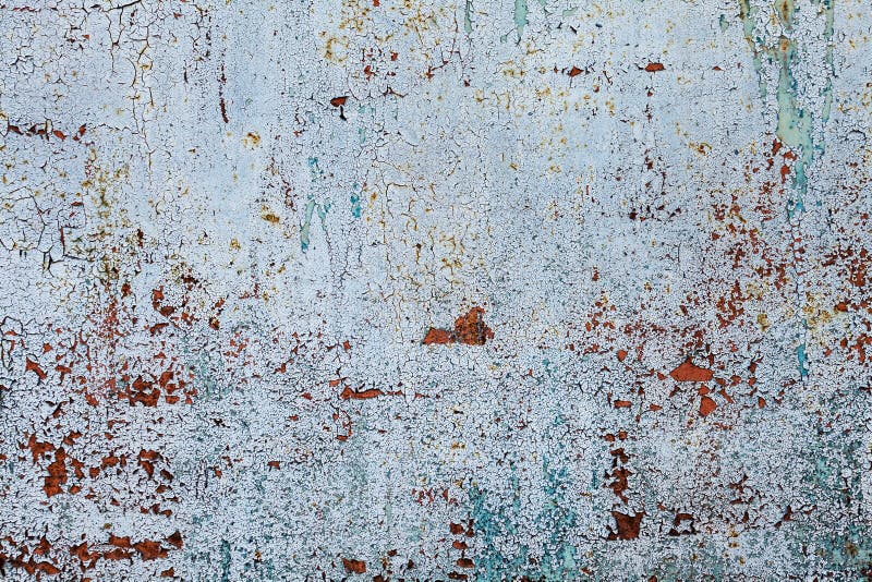 Grunge Rusted Metal Texture, Blue Oxidized Metal Background. Old Metal ...