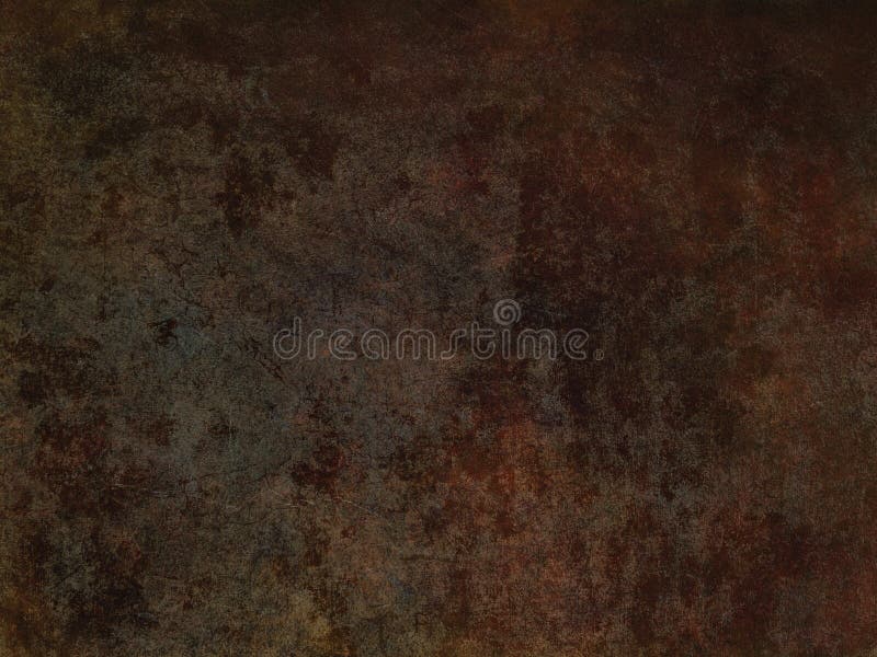Grunge Scratched Distressed Rusty Brown Background Stock Illustration ...