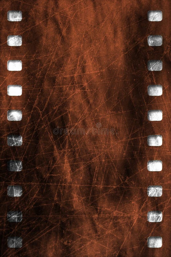 Grunge Scratched Film Texture Stock Illustration - Illustration of ...