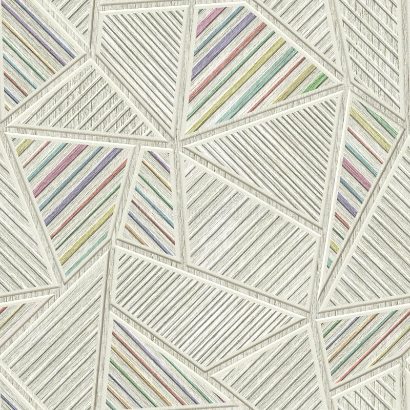 Grunge Seamless Texture on Triangle Pattern, Patchwork Texture, Stripes ...