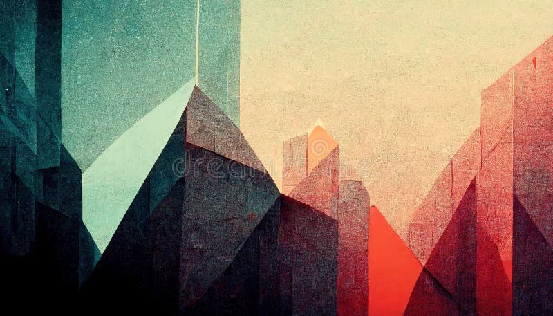 Grunge Shapes Concept Abstract Background, AI Generated Stock ...