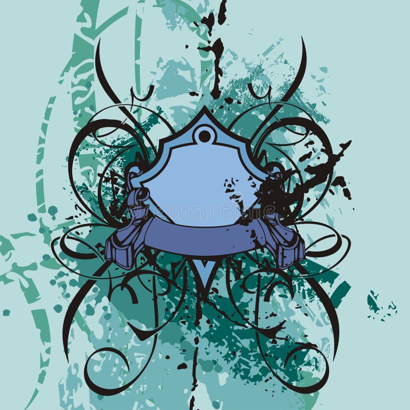 Shield Background stock vector. Illustration of chrome - 20102150