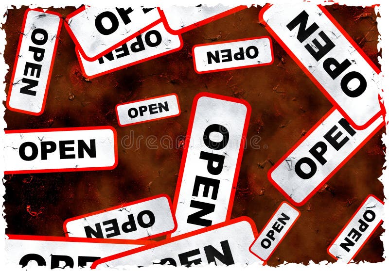 Grunge signs stock image. Image of aged, textures, worn - 2926957