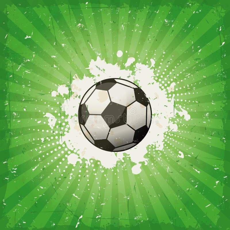 Grunge Soccer Background 1 stock vector. Illustration of paint - 15961646