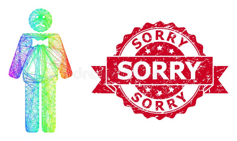 Gradient Sorry, Were Closed Signboard Vector Illustration. Stock Vector ...