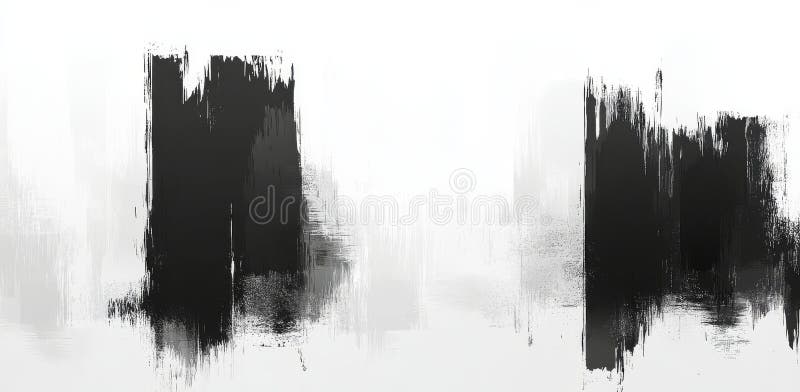 Grunge Splatter Line Pattern in Abstract Style with White and ...