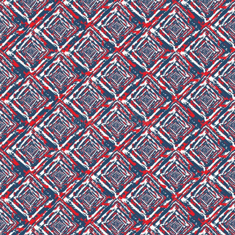 Grunge Squares Red Background Stock Vector - Illustration of american ...