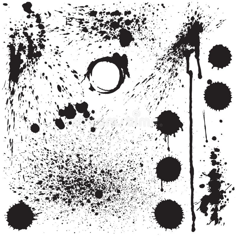 Grunge splash banner stock vector. Illustration of element - 11652488