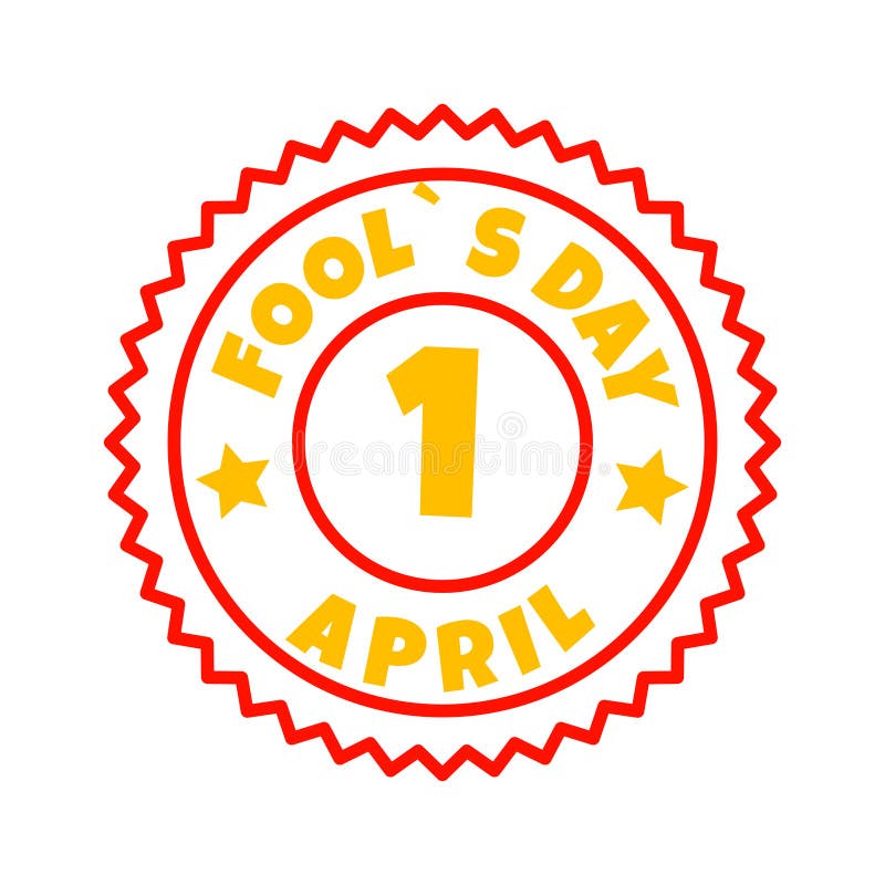 Grunge Stamp with the Text Fool S Day - 1 April Written Inside Stock ...