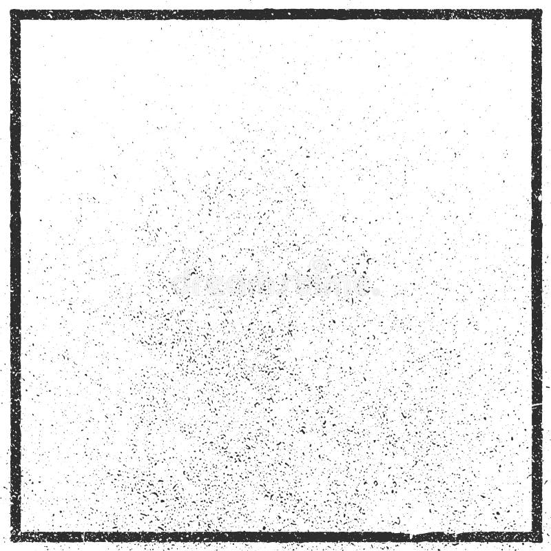 Grunge Stamped Decorative Rectangle Frame. Square Design Template with ...