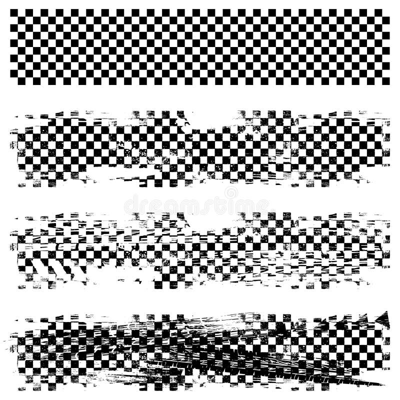 Grunge Start and Finish Lines Stock Vector - Illustration of drive ...