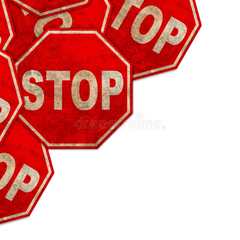 Grunge stop background stock illustration. Illustration of isolated ...