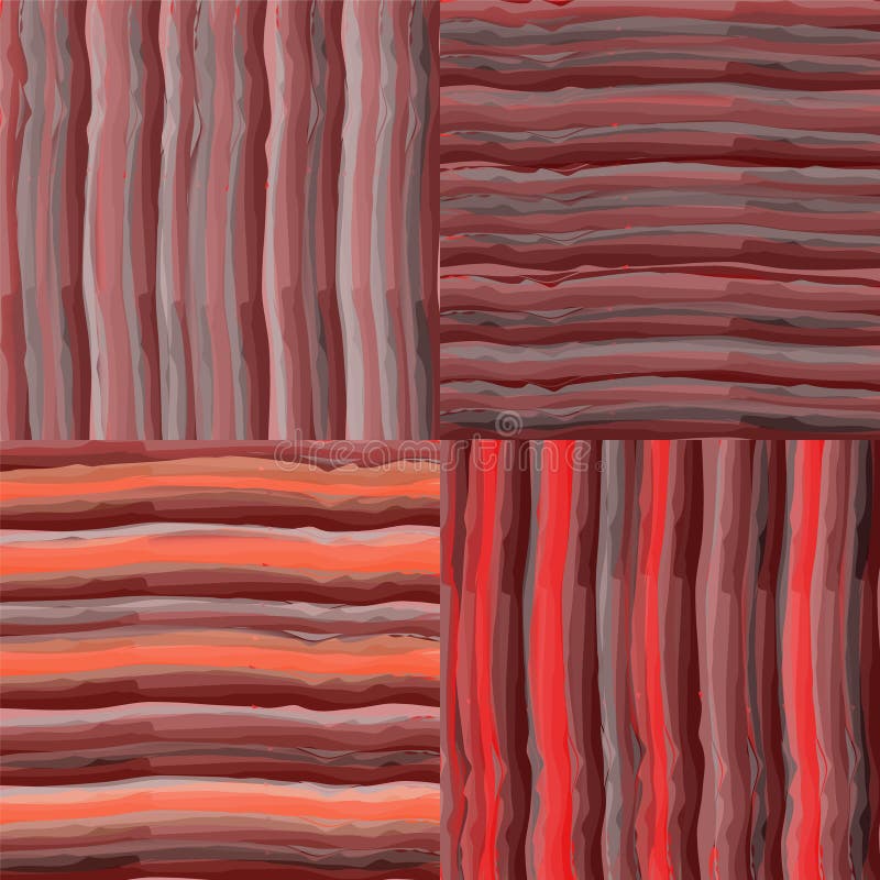 Grunge Striped and Checkered Colorful Seamless Pattern Stock Vector ...