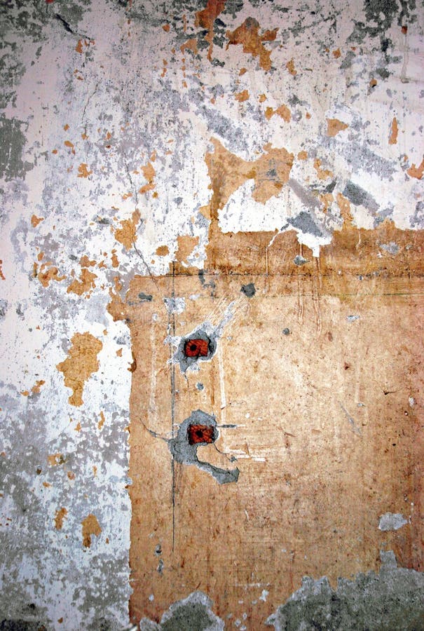 Peeling Wallpaper, Damaged Wal Stock Photo - Image of stained, damaged ...