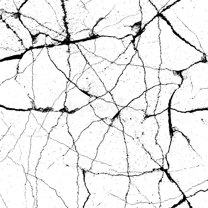 Grunge Cracked Texture Background Stock Vector - Illustration of crack ...