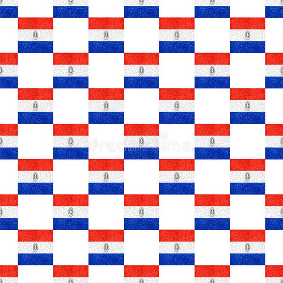 Grunge Style Paraguay National Flag Pattern Stock Illustration - Illustration of country, grungy ...