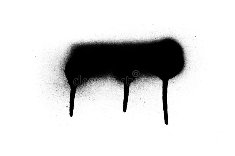 Grunge Style Shape. Spray Painted Splash. Stock Image - Image of shape ...