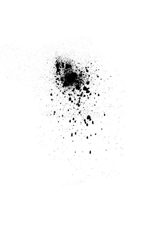 Grunge Style Shape. Spray Painted Splatter. Stock Image - Image of ...
