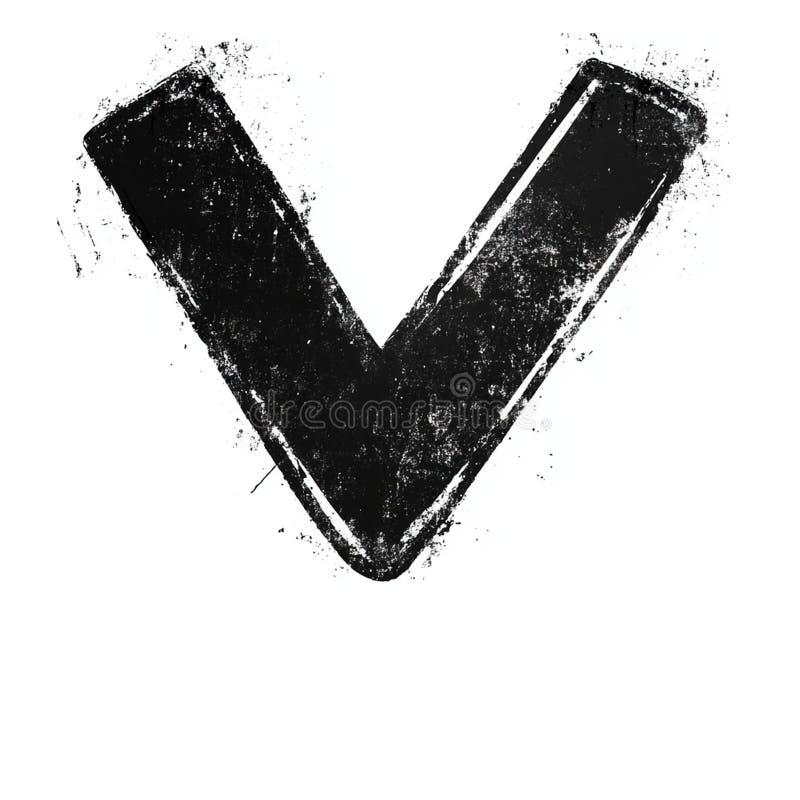 The Grunge Style V Symbol is Perfect for Inspiring and Enhancing ...