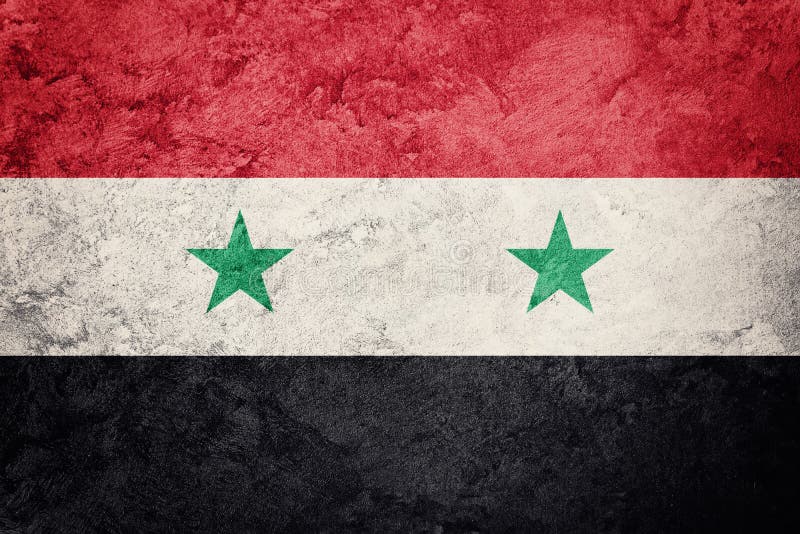 Grunge Syria Flag. Syrian Flag with Grunge Texture Stock Photo - Image ...