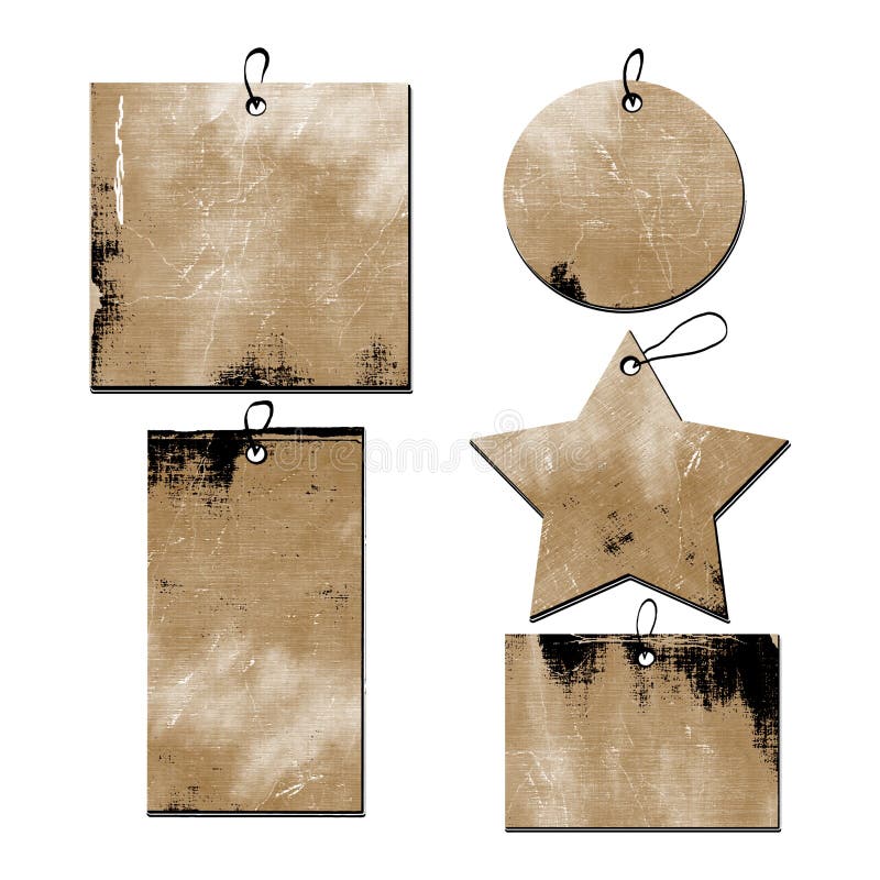 Gift Tags Grunge Designs Stock Illustrations – 16 Gift Tags Grunge ...