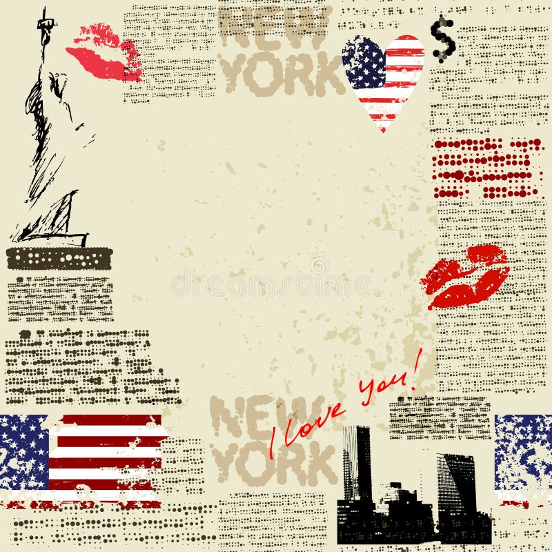 Newspaper border stock vector. Illustration of bordered - 21668238