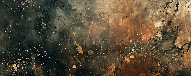 A Grunge Texture Background with Splattered and Smeared Paint, Rough ...
