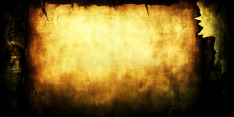 Grunge Texture Background Torn Gold and Brown Antique Parchment Paper ...