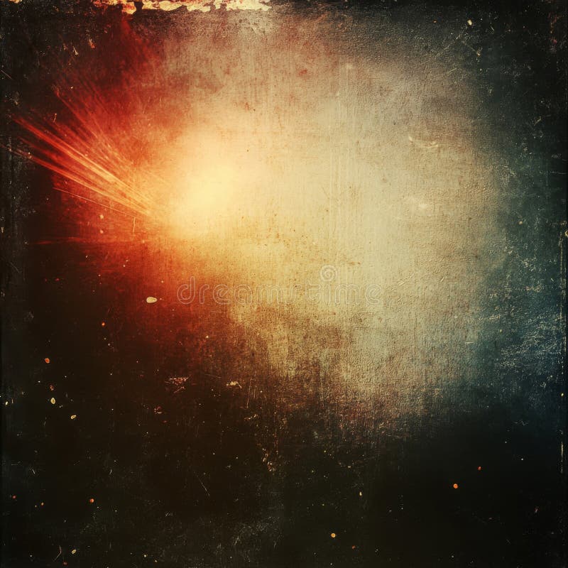 Grunge Texture with a Bright Light Burst Stock Illustration ...