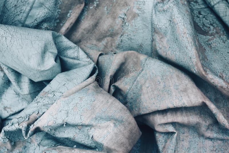 Crumpled fabric texture stock photo. Image of blue, crumpled - 91370392