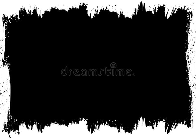 Grunge Frame Scratch Texture Border Rough Background Vector ...