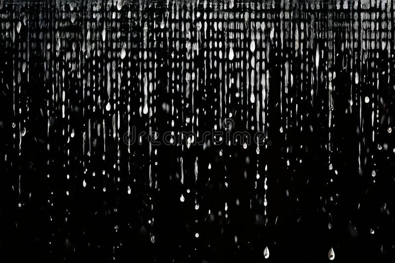 Grunge Texture with Matrix Code Water Droplets a Distressed Back Stock ...