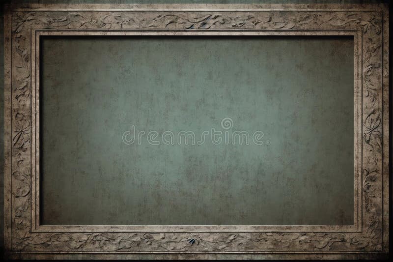 Grunge Texture Overlay Vignette Border .AI Generated Stock Illustration ...