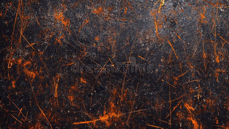 Grunge Texture, Rust-colored Scratched Metal Look Theme Stock ...