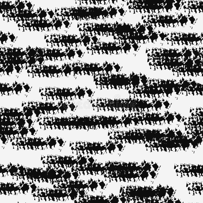 Grunge Texture Seamless Pattern. Vector Stock Vector - Illustration of ...