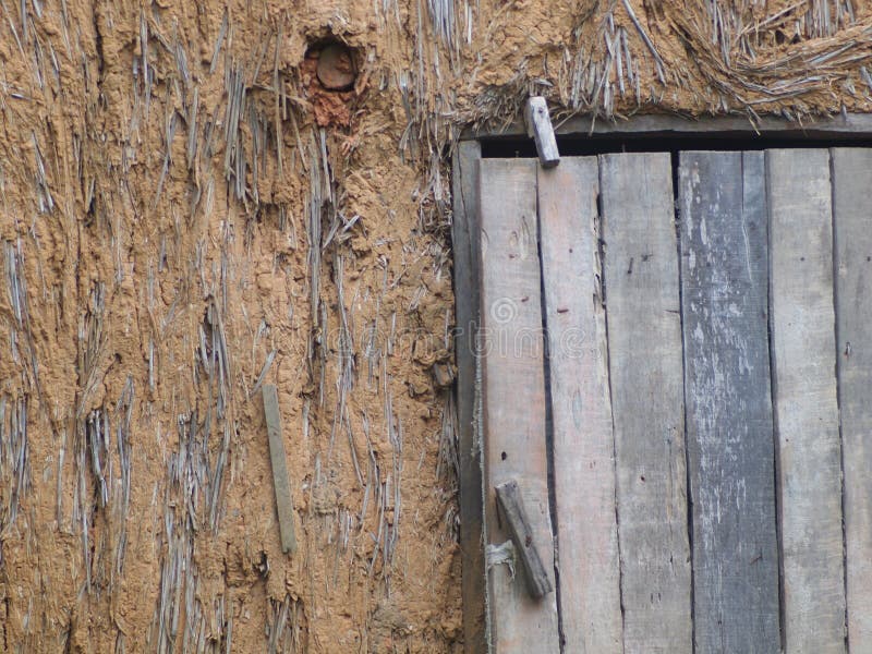 Grunge Texture Surface of a Primitive Appropriate Clay House Wall Stock ...