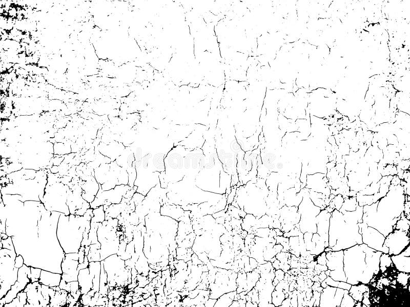 Grunge Texture Template with Cracks. Stock Illustration - Illustration ...