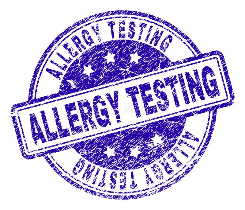 Grunge Textured ALLERGY TESTING Stamp Seal Stock Vector - Illustration ... Grunge Textured ALLERGY TESTING Stamp Seal Stock Vector - Illustration ...