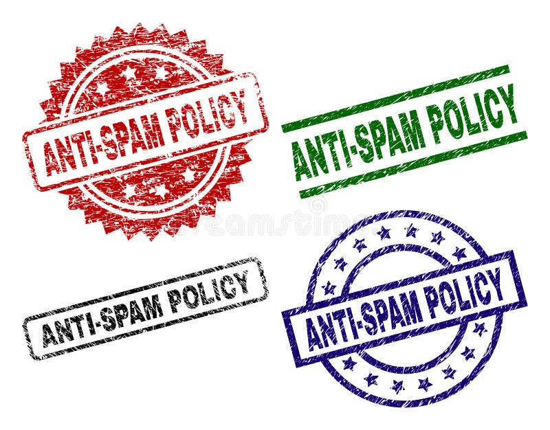 Grunge Textured ANTI-SPAM POLICY Stamp Seals Stock Vector ... Grunge Textured ANTI-SPAM POLICY Stamp Seals Stock Vector ...