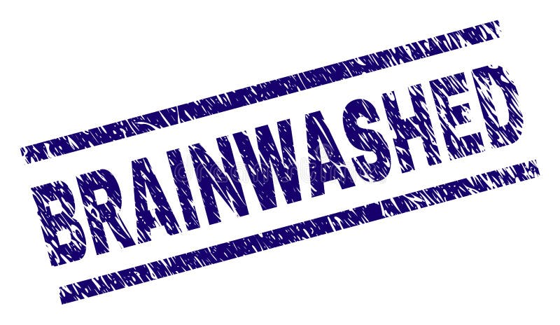 Grunge Textured BRAINWASHED Stamp Seal Stock Vector - Illustration of ...