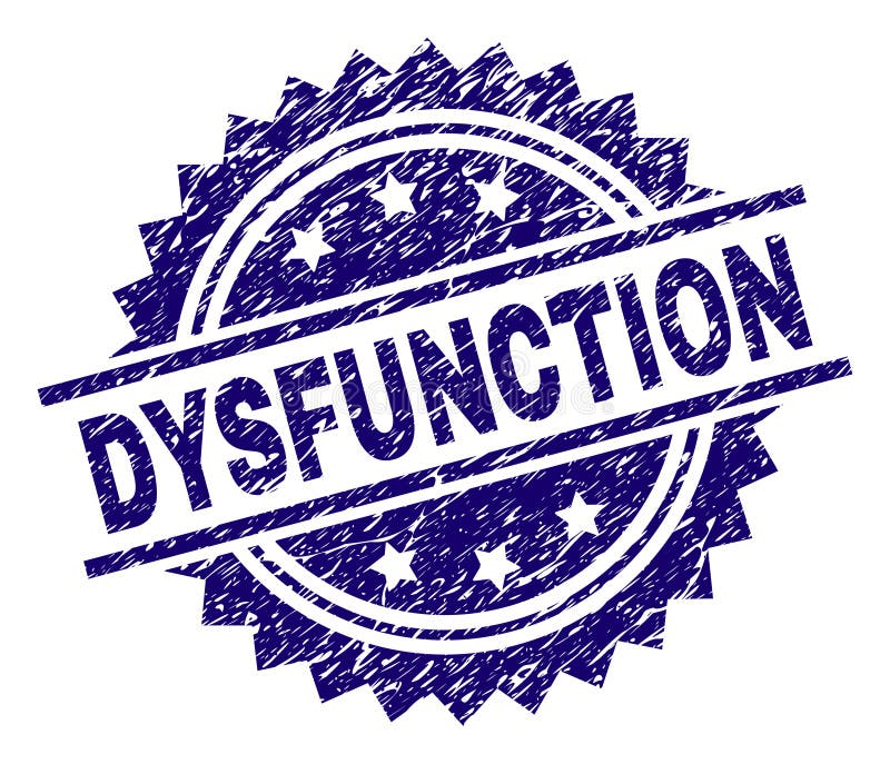 Grunge Textured DYSFUNCTION Stamp Seal Stock Vector - Illustration of ...