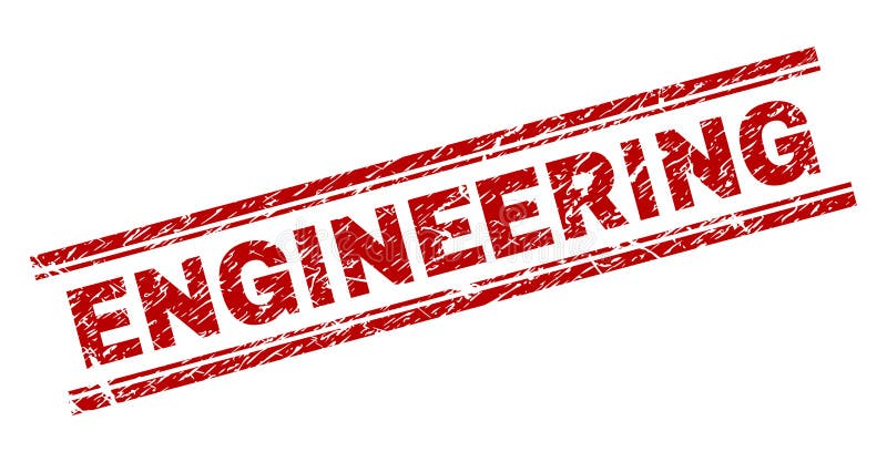 Grunge Textured ENGINEERING Stamp Seal Stock Vector - Illustration of ...