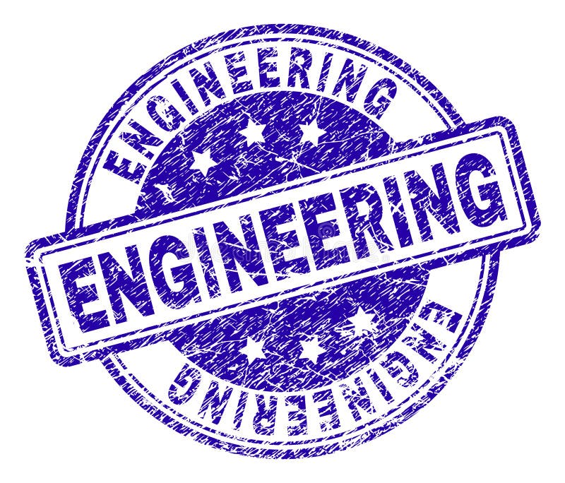 Grunge Textured ENGINEERING Stamp Seal Stock Vector - Illustration of ...